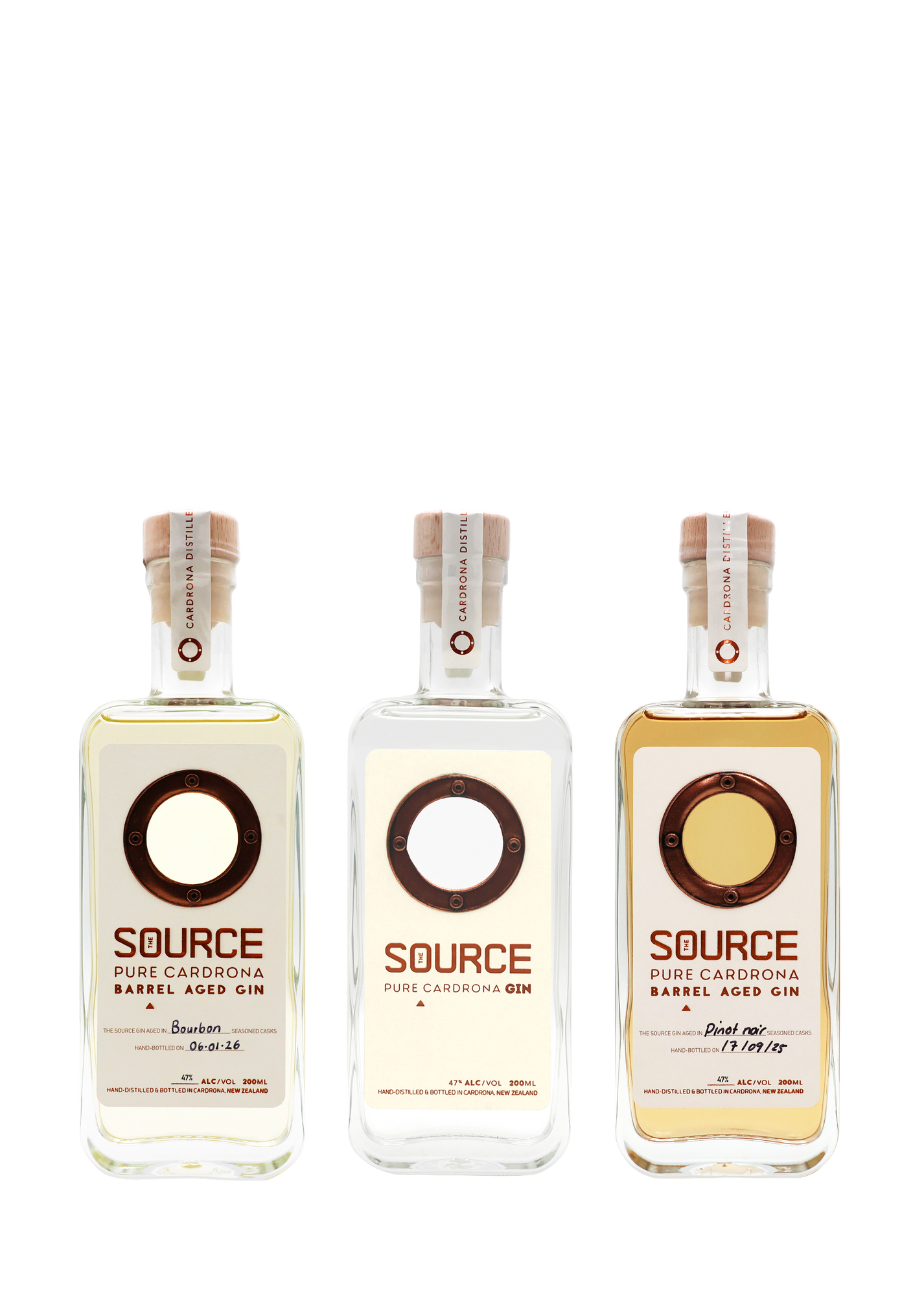 The Source Gin Trio – Cardrona Distillery